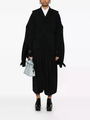 Comme Des Garçons Wool Waistcoat With Detachable Sleeves