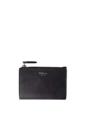 Mulberry Continental Bi-fold Leather Wallet - Black