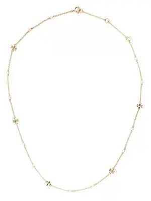 Tory Burch Moondance Pearl Necklace - Gold