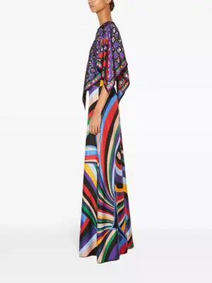 Emilio Pucci Iride-print Silk Trousers