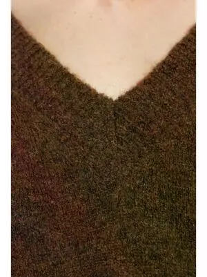 Rick Owens V-neck Long-sleeve Jumper
