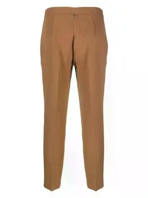 TWINSET Tailored Slim-cut Cigarette Trousers - Brown
