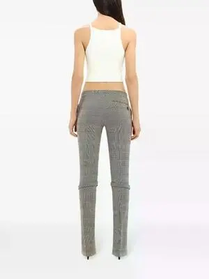 COURREGES Rib-knit Asymmetrical Top - White
