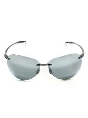 Maui Jim Sugar Beach Rimless Sunglasses - Black