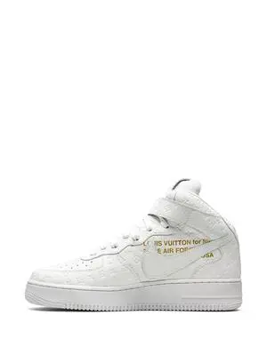 Nike X Louis Vuitton X Virgil Abloh Air Force 1 Mid Sneakers