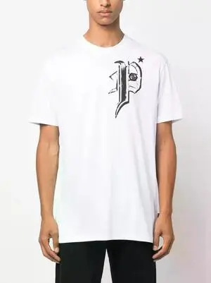 Philipp Plein Logo-print Cotton T-shirt - White