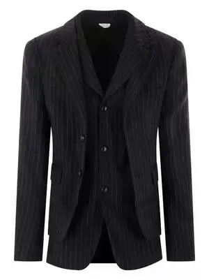 Comme Des Garçons Striped Blazer