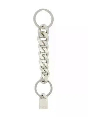 JIL SANDER Logo-charm Chain Keyring
