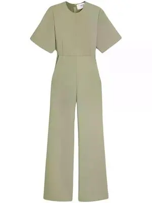 AMI Paris Short-sleeve Wool Jumpsuit