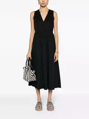 TWINSET Floral-lace Cotton Midi Dress