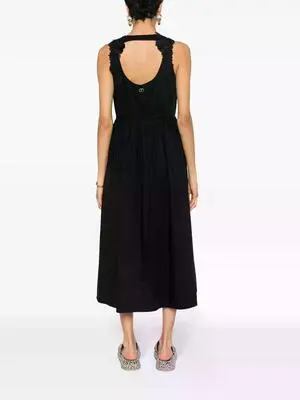 TWINSET Floral-lace Cotton Midi Dress