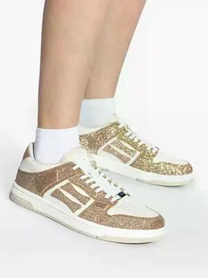 Amiri Skel Top Glitter Sneakers