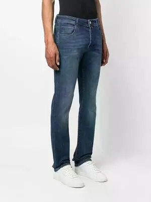 BILLIONAIRE Logo-embroidered Straight-leg Jeans