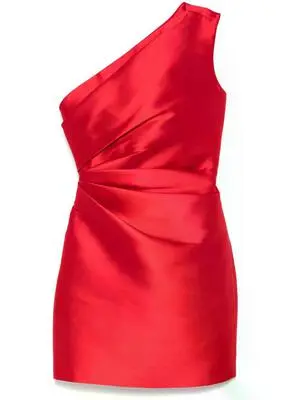Solace London Nori Mini Dress - Red