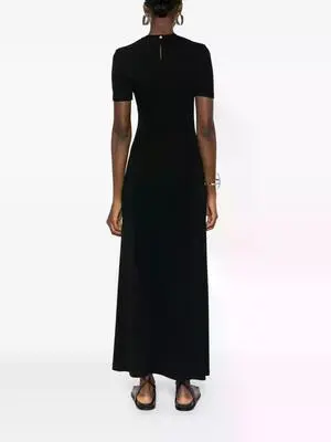 Rabanne Pleated Dress - Black