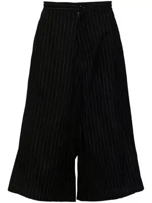 Y’s Pinstripe Cropped Trousers