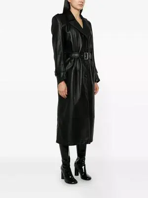 MITILIANE COUTURE Nappa Leather Trench Coat