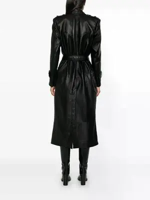 MITILIANE COUTURE Nappa Leather Trench Coat