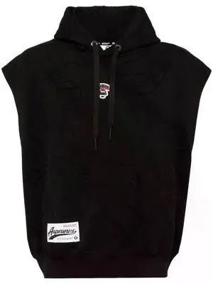 AAPE BY *A BATHING APE Sleeveless Hoodie With All-over Motif Pattern