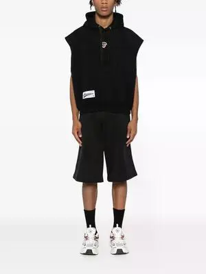 AAPE BY *A BATHING APE Sleeveless Hoodie With All-over Motif Pattern