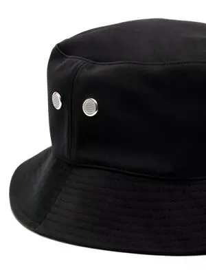 MASTERMIND WORLD Logo Print Bucket Hat - Black
