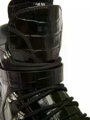 Bally Clyff Crocodile-embossed Boots