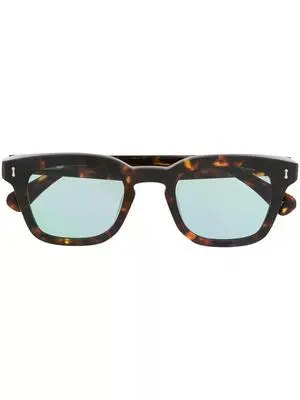 PETER AND MAY Tortoiseshell-effect Square-frame Sunglasses - Brown