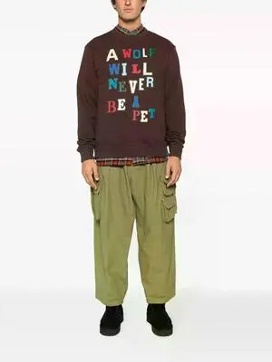 UNDERCOVERISM Slogan-print Cotton Sweatshirt