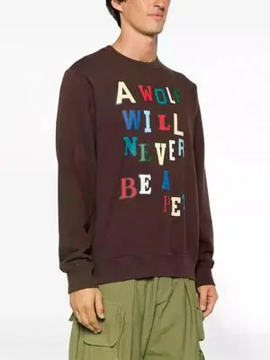 UNDERCOVERISM Slogan-print Cotton Sweatshirt