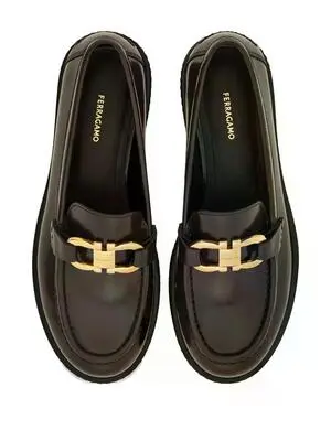 FERRAGAMO Leather Loafers