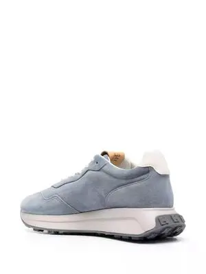 Hogan H641 Chunky Suede Sneakers - Blue
