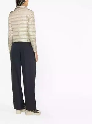 Herno Quilted Zip-up Jacket - Neutrals