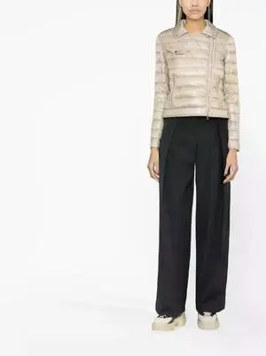 Herno Quilted Zip-up Jacket - Neutrals