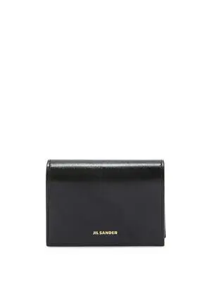 JIL SANDER Logo-lettering Card Holder - Black