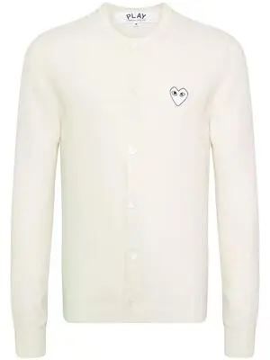 Play Comme Des Garcon Wool Cardigan