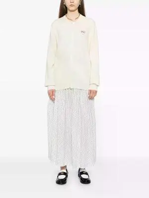Play Comme Des Garcon Wool Cardigan