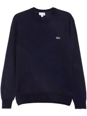 Lacoste Logo-embroidered Wool-blend Sweater