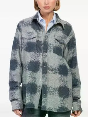 GOD'S TRUE CASHMERE Patterned Cashmere Shirt