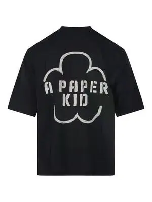 A PAPER KID Logo Cotton T-shirt