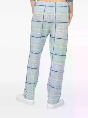 GOD'S TRUE CASHMERE Check-print Trousers