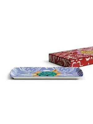 LISA CORTI Floral-print Platter