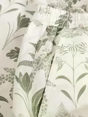 Sunspel Leaf-print Swim Shorts
