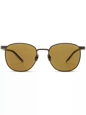 Saint Laurent Sl 747 Round-frame Sunglasses - Grey