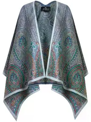 Etro Paisley Jacquard Cape