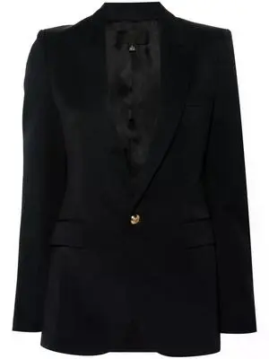 NILI LOTAN Anabel Midnight Virgin Wool Blazer