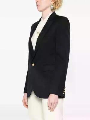 NILI LOTAN Anabel Midnight Virgin Wool Blazer