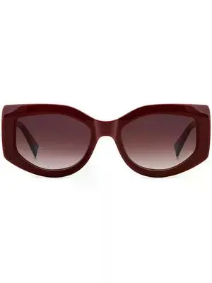 Missoni Logo-engraved Cat-eye Sunglasses - Red