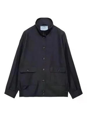 Prada Mohair Wool Jacket - Blue