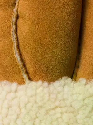 Prada Suede Mittens - Brown