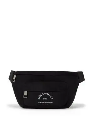 Karl Lagerfeld Rue St-guillaume Belt Bag - Black
